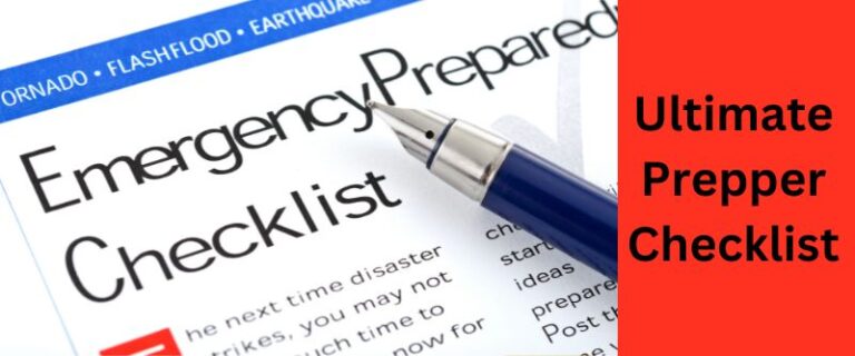 Ultimate Prepper Checklist - Survival Prepper 101